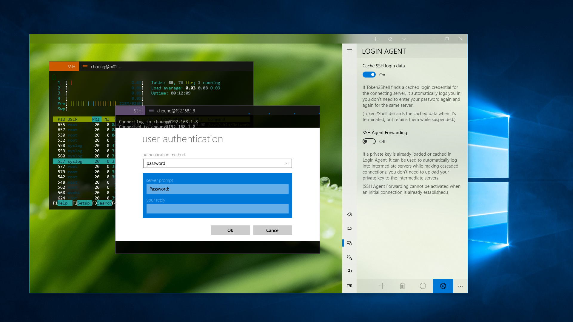 Token2Shell - Choung Networks